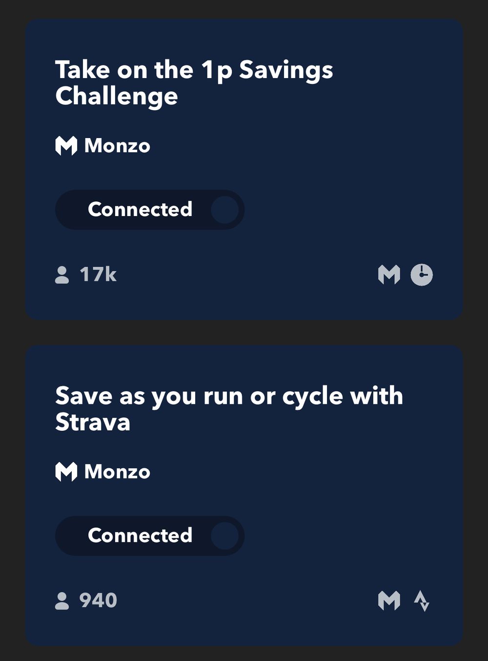 Saving Tricks: Monzo Pots and IFTTT